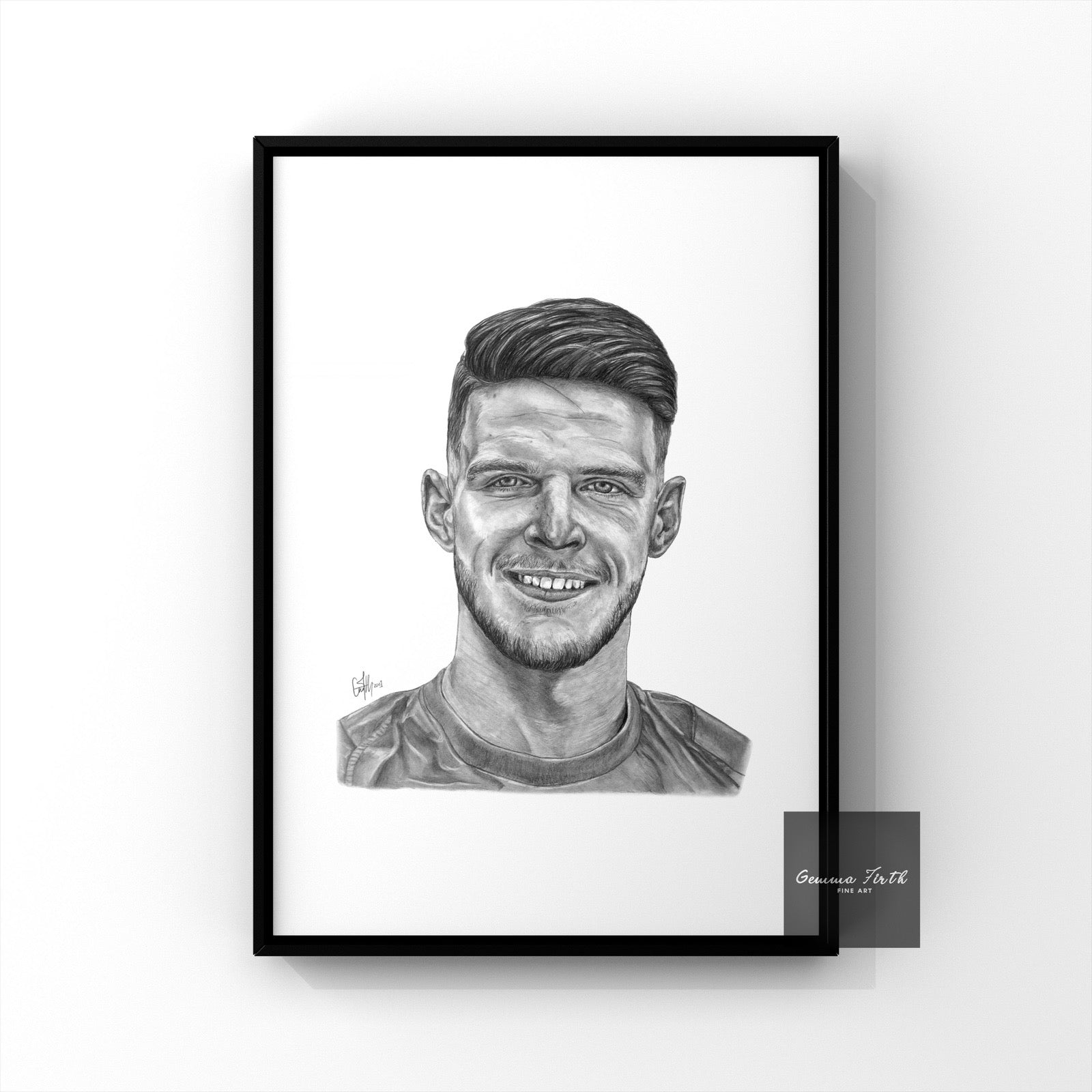 Declan Rice Drawing Poster Print – gfirthart
